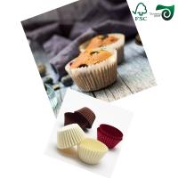 China FSC 40g Food Grade White Greaseproof Paper Bread Wrapping Paper 350mm 600mm Roll for sale