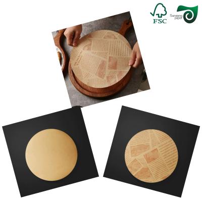 China Double Silicone Coated Non-Stick 40GSM Parchment Baking Paper For Barbecue Tray Liners for sale