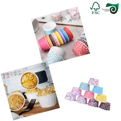 China FSC 180gsm Plastic Free Water Based Coated Bakery Paper For Cake Baking Food Packaging for sale