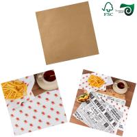 China FSC 45gsm One‑Side Glossy MG Brown Kraft Paper Food Grade Wrapping Paper for sale