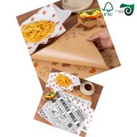 China Double Silicone Coated Non-Stick 40GSM Parchment Baking Paper For Barbecue Tray Liners for sale