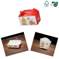 China FSC One Side Coated Food Grade Paper Board For Fried Chicken Boxes Takeaway Packaging for sale