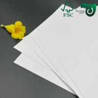 China FSC 400g C1S Glossy Coated White FBB Folding Box Board High Stiffness Recyclable for sale