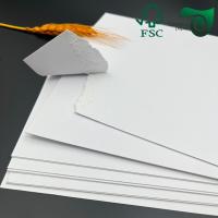 China FSC 0.8mm 225gsm 2000gsm Off White Absorbent Pulpboard Drink Coaster Car Freshener Mat Board for sale