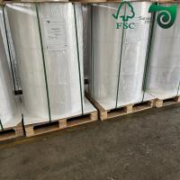 China 50g 60g  MG Single Side Ribbed Pure Brown Virgin Kraft Paper Food Grade For Packaging for sale
