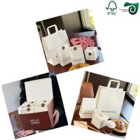 China FSC 70gsm Bleached White Kraft Paper For Shopping Bags Excellent Strength for sale