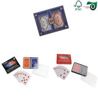 China 52cm 74cm White Blue Core Playing Card Paper C2S Glossy For DIY Game Cards for sale