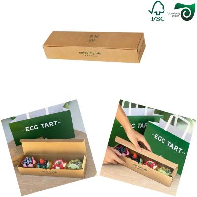 China FSC Certified 300gsm Brown Kraft Food Wrapping Paper Fold Resistant For Food Tray Packaging for sale