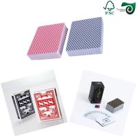 China FSC  Double Sided Coated Black Core Playing Card Board 280gsm 310gsm High Stiffness for sale