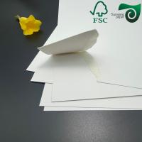 China FSC 12pt  250gsm 325gsm C1S Semi Gloss Coated Ivory Board For Greeting Cards for sale