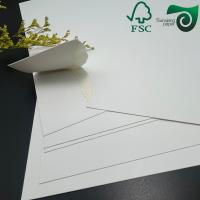 China FSC 1.5mm 2mm Thick Uncoated White Cardboard Sheet Packaging Insert Board for sale