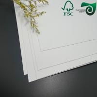 China FSC 12pt  250gsm 325gsm C1S Semi Gloss Coated Ivory Board For Greeting Cards for sale