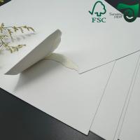 China FSC 12pt  250gsm 325gsm C1S Semi Gloss Coated Ivory Board For Greeting Cards for sale