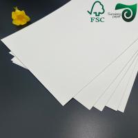 China FSC 275g 300g  GC1 FBB Board Bleached Cardboard Rolls Sheets 635mm Width for sale