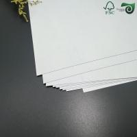 China 52cm 74cm White Blue Core Playing Card Paper C2S Glossy For DIY Game Cards for sale