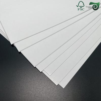 China 52cm 74cm White Blue Core Playing Card Paper C2S Glossy For DIY Game Cards for sale