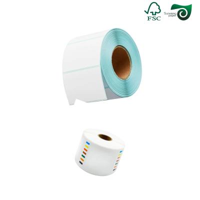 China FSC 80gsm 90gsm Single Sided Coated High Gloss White Paper  For Label   Packaging Applications for sale