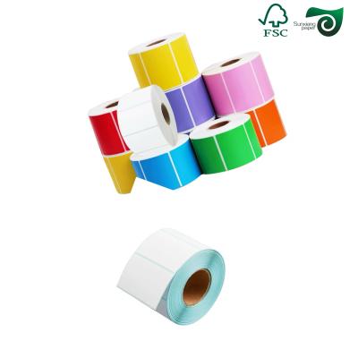 China FSC Waterproof Glossy White PET Synthetic Paper Sticker Grade  For High Definition Printing for sale