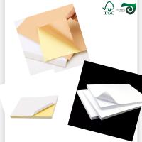 China FSC Certified 70gsm C1S Gloss Coated White Label Printing Paper Label Stock Biodegradable for sale