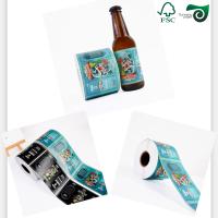 China FSC 68gsm Moisture Resistant White Paper Ideal For Wine Glass Beer Bottle Labels for sale