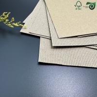 China 1mm E And F Flute Uncoated Brown Corrugated Board for sale