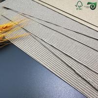 China WFW FSC 100g Black F Flute Corrugated Cardboard Sheets for sale