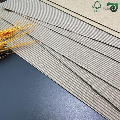 China WFW FSC 100g Black F Flute Corrugated Cardboard Sheets for sale