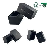 China FSC Certified 250gsm Virgin Pulp Solid Black Paper For Luxury Packaging Solutions for sale