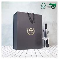 China FSC Fold Resistant Double Sided Black Card Paper 150gsm 180gsm For Shopping Bags for sale