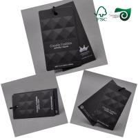 China FSC 400gsm Black Cardboard Sheet Solid Black Liner Paper For Gift Boxes Shoe Boxes Packaging for sale