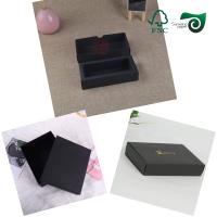 China FSC Certified 230gsm 250gsm Thick Sturdy Black SBS Cardboard For Gift Boxes Wrapping for sale