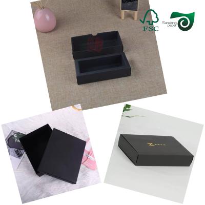China FSC Certified 230gsm 250gsm Thick Sturdy Black SBS Cardboard For Gift Boxes Wrapping for sale