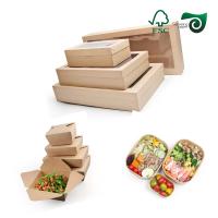 China FSC 250G 300G High Bulk Virgin Kraft Paper For Paper Salad Bowls for sale