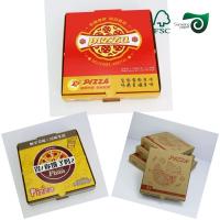 China FSC 1.0mm 4.5mm E Flute Corrugated Cardboard Sheets For Pizza Boxes   Food Packaging for sale