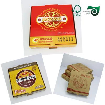 China FSC 1.0mm 4.5mm E Flute Corrugated Cardboard Sheets For Pizza Boxes   Food Packaging for sale