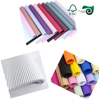 China FSC Recycled Pulp Fluted Cardboard Sheets  Packaging Pads  Filler Inserts  Brown White Black) for sale