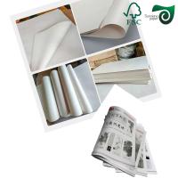 China FSC Flexible High Smoothness Newsprint Paper Roll  Vegetable Wrapping  Multipurpose Packing for sale