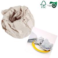 China FSC Certified 45gsm 48.8gsm Uncoated Light Grey Newsprint Paper Roll 63cm Width for sale