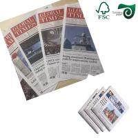 China FSC Certified Virgin Wood Pulp Newsprint Paper 45gsm 48.8gsm Grammage Width Wrapping Grade for sale