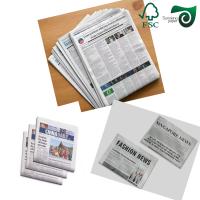 China FSC Uncoated Newsprint Paper Roll 45gsm 820mm Width Lightweight Recycled Paper for sale