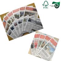 China FSC 48.8gsm Virgin Wood Pulp Newsprint Paper Rolls Wrapping Printing Grade for sale