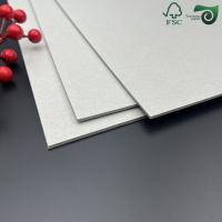 China FSC 3.0mm 1750gsm Grey Chipboard Sheets High Stiffness Book Binding Board For Photo Frame Backing for sale