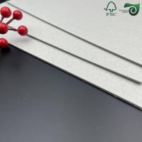 China 1mm 1000 Micron Gray Book Binding Board Backing FSC For Packaging Grey Board Black for sale