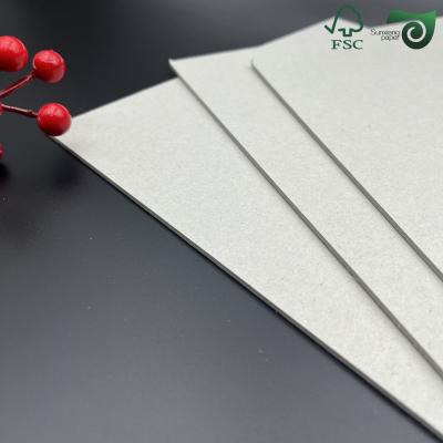China 3mm 3000 Micron Rigid Grey Craft Card Board Smooth Surface For Packaging FSC for sale
