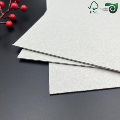 China FSC 350gsm Grey Chipboard for Paper Tube 1100mm Width 3'' Core  High Rigidity for sale