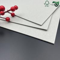 China FSC Rigid Grey Chipboard 3mm 3000 Micron For Structural Packaging Craft Projects for sale