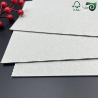 China FSC Rigid Grey Chipboard 3mm 3000 Micron For Structural Packaging Craft Projects for sale
