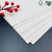 China FSC Rigid Grey Chipboard 3mm 3000 Micron For Structural Packaging Craft Projects for sale