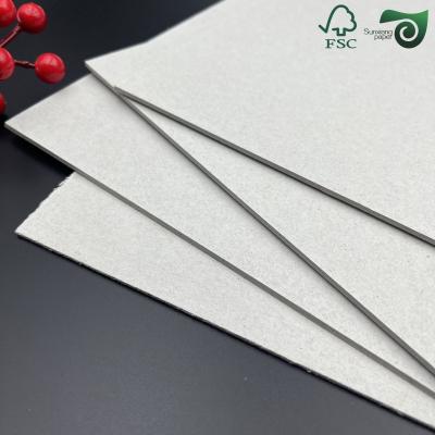 China Gerson 800gsm High Rigidity Grey Chipboard Sheet For Packaging Boxes for sale