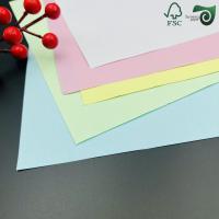 China 3 Ply NCR Carbonless Copy Paper CB CFB CF 48gsm Blue Black Image FSC Certified Virgin Pulp for sale